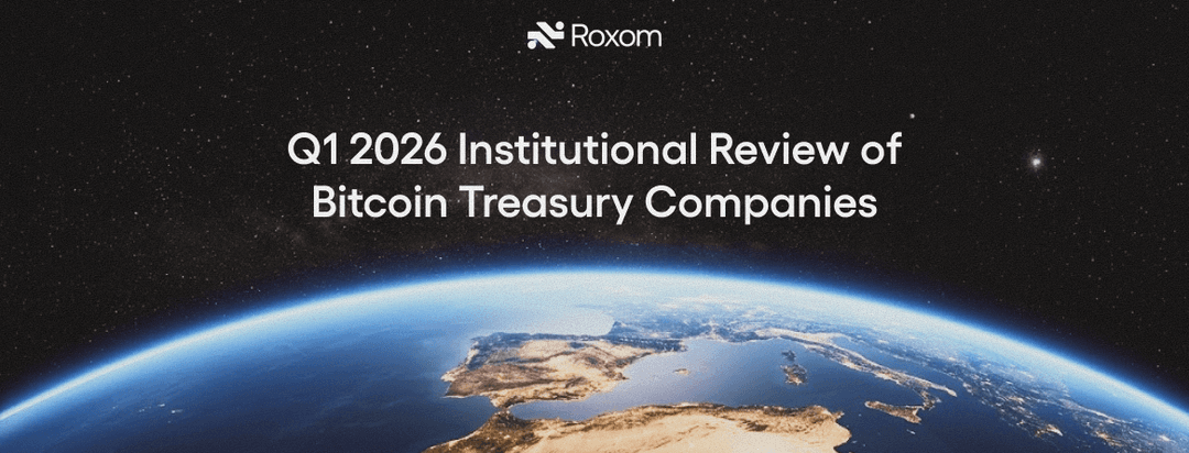 Q1 2026 Institutional Review of Bitcoin Treasury Companies | Roxom Insights